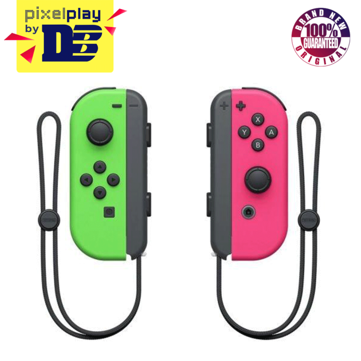 Nintendo Switch JoyCon Controller Neon Green / Neon Pink | Lazada PH