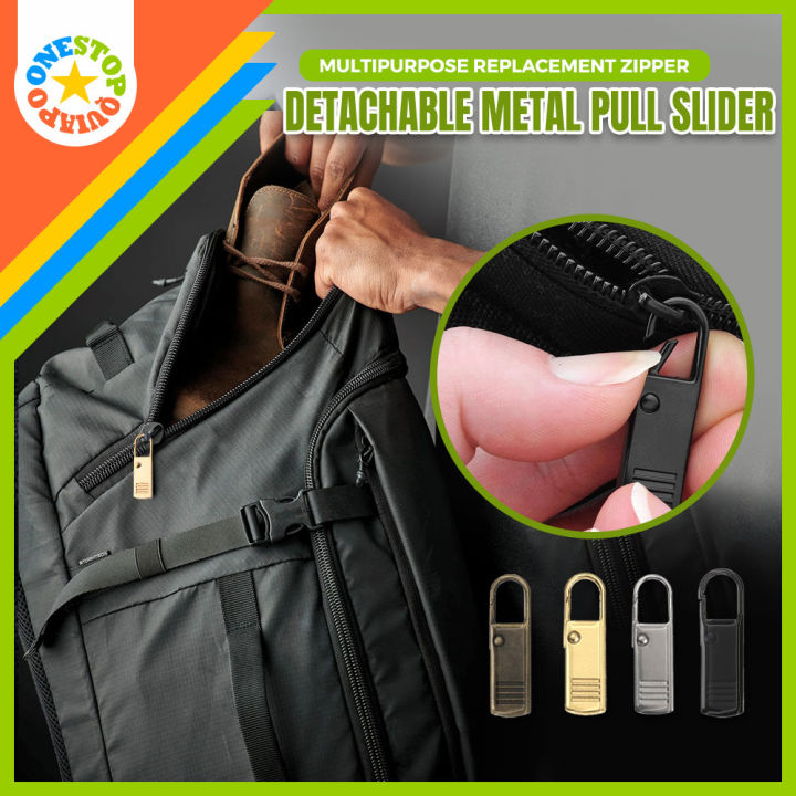 OSQ Multipurpose Detachable Metal Pull Tab Slider Replacement Zipper ...