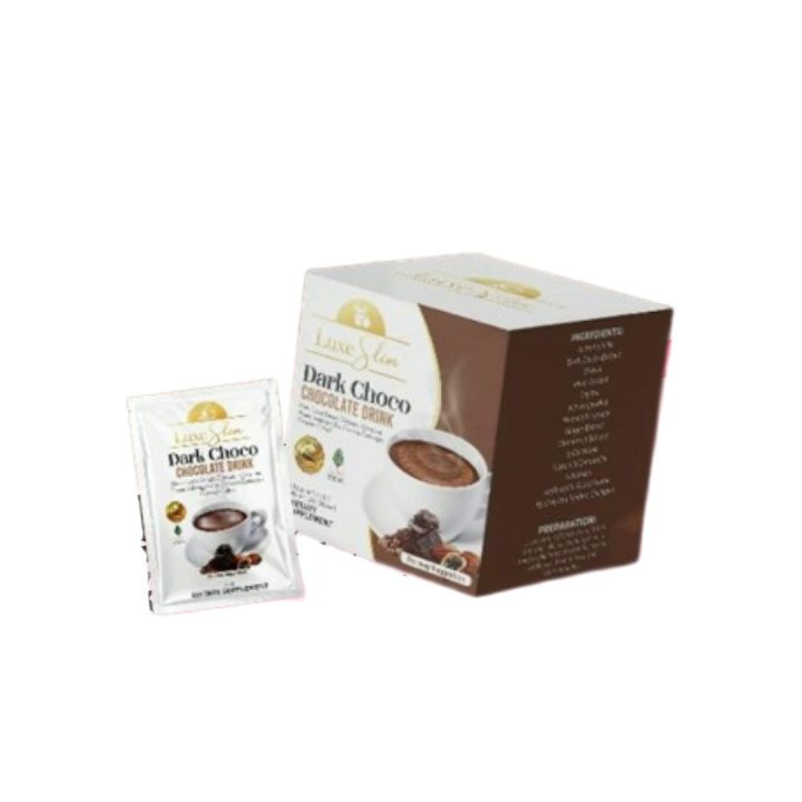 LUXE SLIM DARK CHOCO CHOCOLATE DRINK 10 SACHETS | Lazada PH