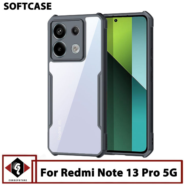 Casing Xiaomi Redmi Note 13 Pro 5G Terbaru Softcase Silikon Transparan ...