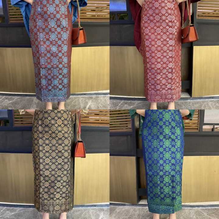 NEW ROK SONGKET TERMURAH//BAHAN KAIN SONGKET PREMIUM//MODEL LILIT//ROK ...