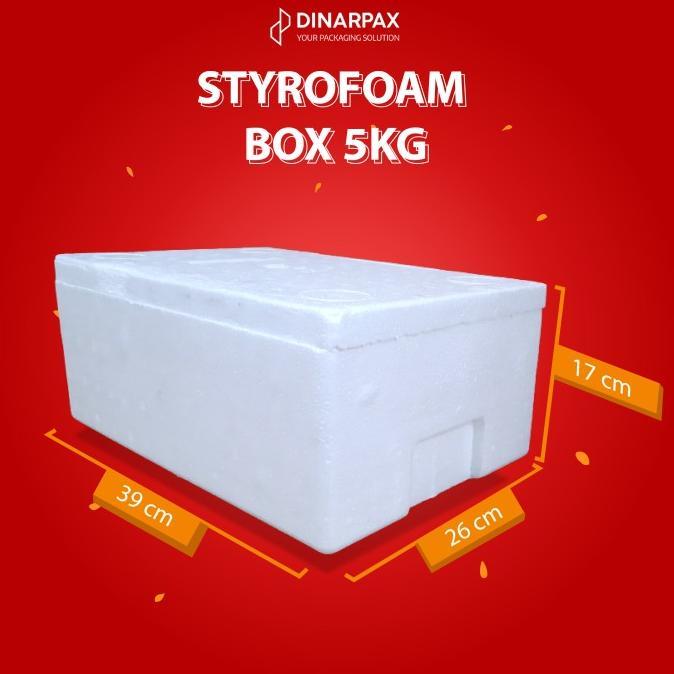 [Ready] Styrofoam Box Kecil / Styrofoam Dinarbox / Fish Box 5Kg [Terlaris] | Lazada Indonesia