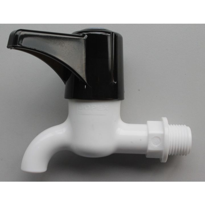 Jopex Plastic Short Bibcock Quarter Headed 15 mm Water Tap Male ...