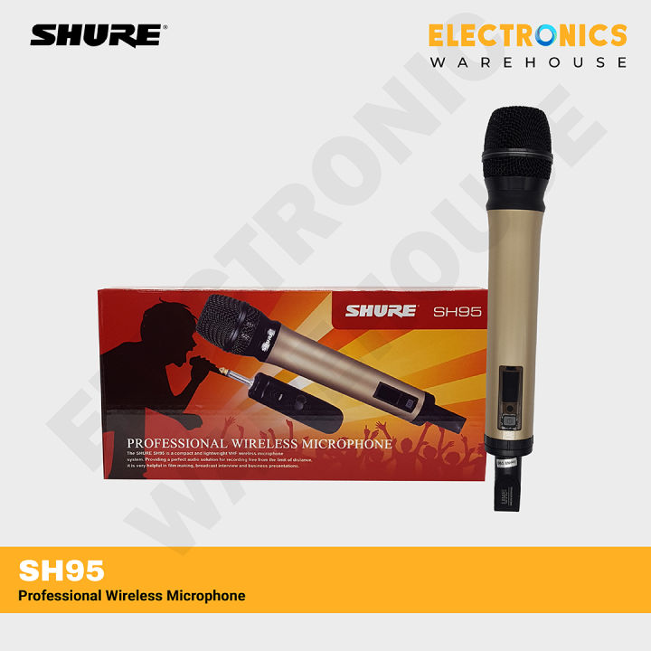Shure SH95 Professional VHF Wireless Microphone | Lazada PH