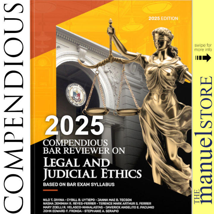 Compendious (2025) Legal Ethics Bar Reviewer on - with Dean NIlo Divina ...