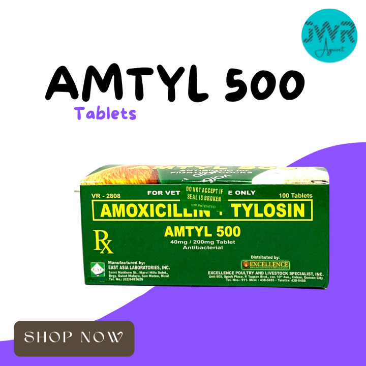 [JWR AGRIVET] Amtyl 500 NEW PACKAGING / Poultry Gamefowl / Manok ...