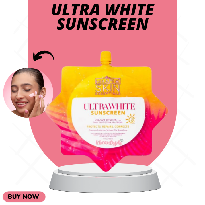 ORIGINAL HIKARI ULTRA WHITE SUNSCREEN SPF50 PA+++ Sunscreen Whitening ...