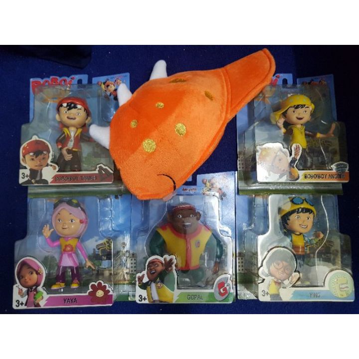 ♧6 set of Boboiboy ( boboiboy tanah , boboiboy angin , gopal , yaya ...