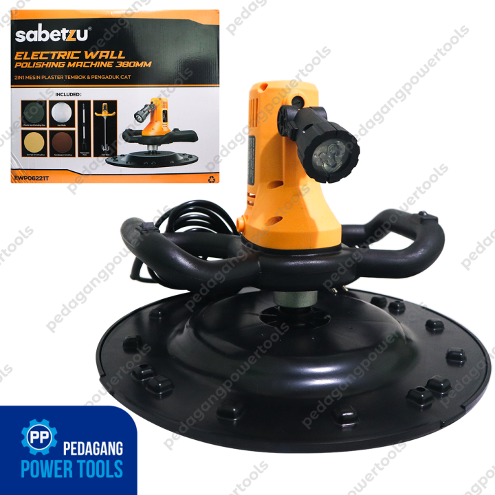 SABETZU EWP06221T Mesin Pengaduk Cat Semen Alat Perata Plester Acian ...