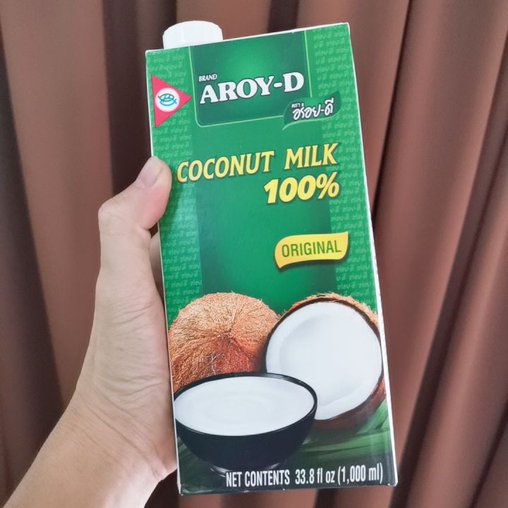 AROY-D Coconut Milk 100% Thailand Coconut Milk 泰国椰浆 Aroy D Coconut Milk ...