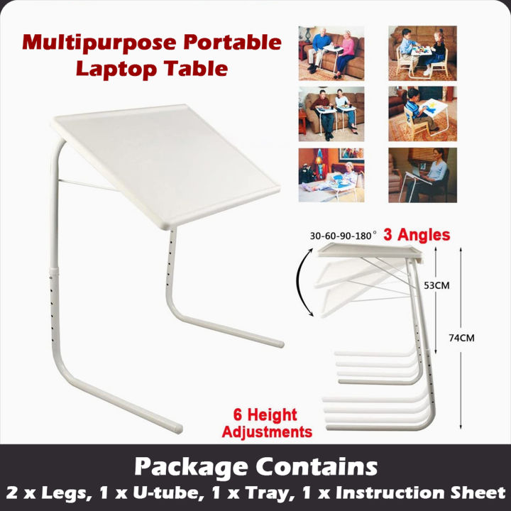 Synergy PH - Multi purpose Foldable Portable Computer Desk | Rounded ...