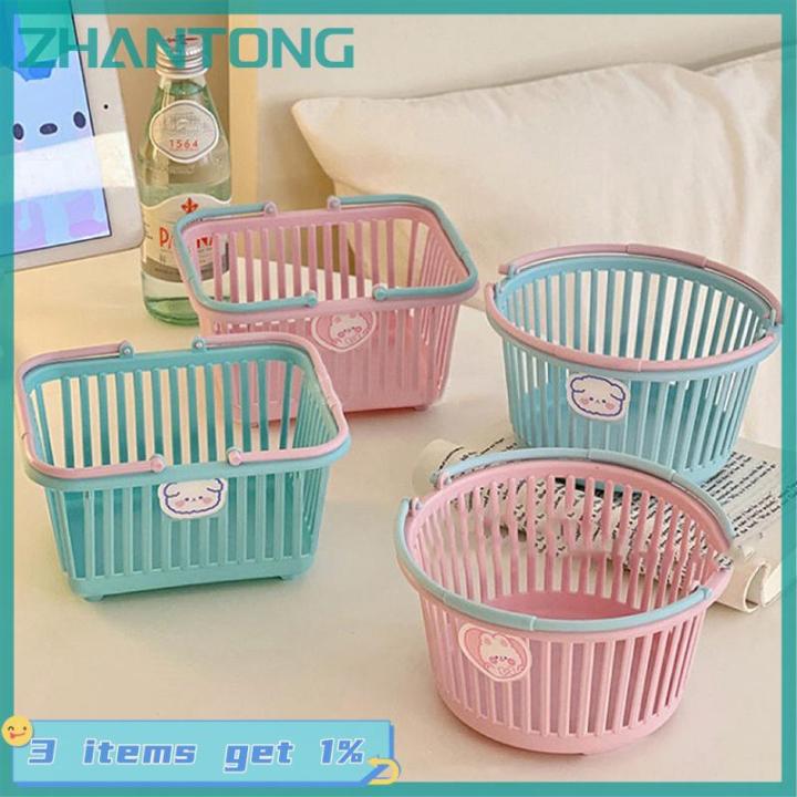 ZHANTONG Basket Kids Grocery Basket With Handles Small Retail Shopping ...