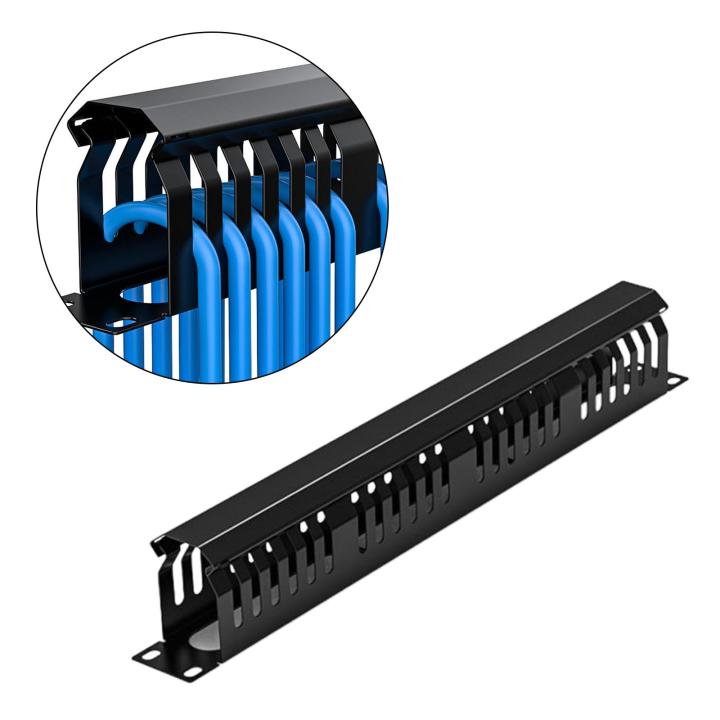 BNAUDIO Cable Server Rack Cable Storage Rack Horizontal 24 Way Desk ...
