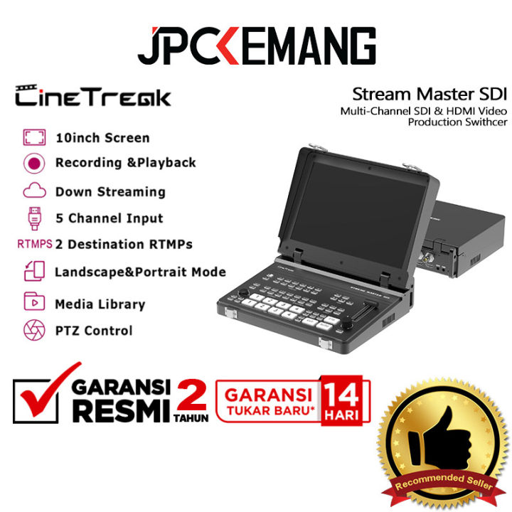 Cinetreak Stream Master SDI Multi Channel 4xSDI / 4xHDMI Video Switcher ...