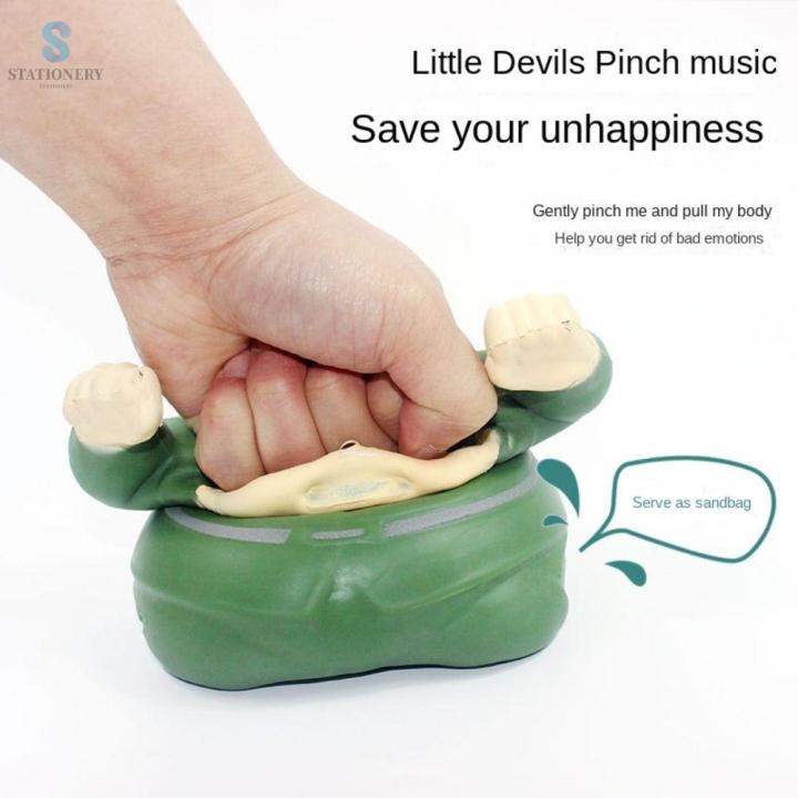 STATIONERY Raise Hand Man Pinch Toy Human Shape Soft Pressure Relief ...