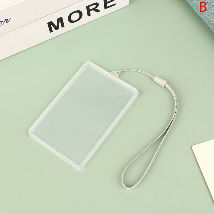 yixiayun Transparent Flip Case Cover ID Card Holder with Lanyard Name ...
