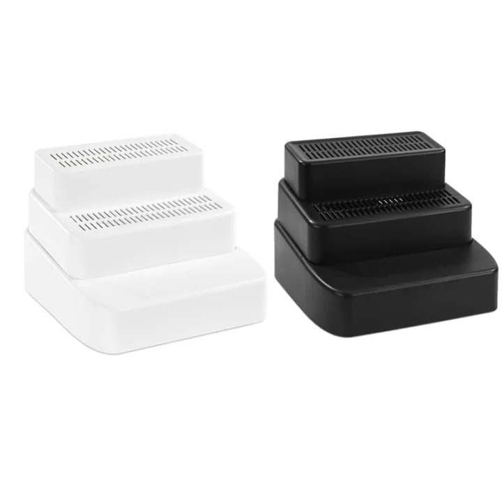 【POR】-Adjustable 3 Steps Litter Box Ramp with Filter Function ...