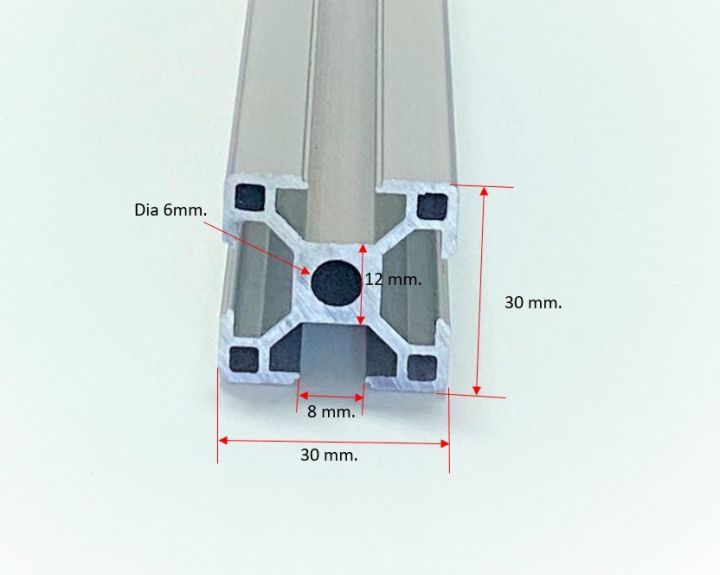 Aluminium Profile 30x30 อลูมิเนียมโปรไฟล์ 3030 อลูมิเนียมราคาถูก ...