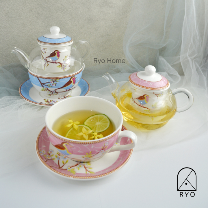 [ RYO ] IVANOV Teko Teh Aesthetic 2 in 1 / Tea Pot Set Keramik ...
