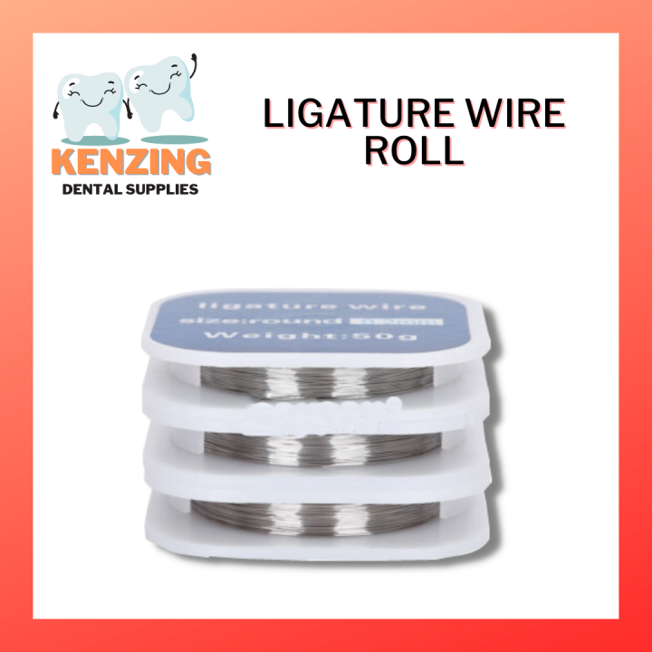 Round Ligature Wire 50g 500pcs Dental Orthodontic Kobayashi Wire ...