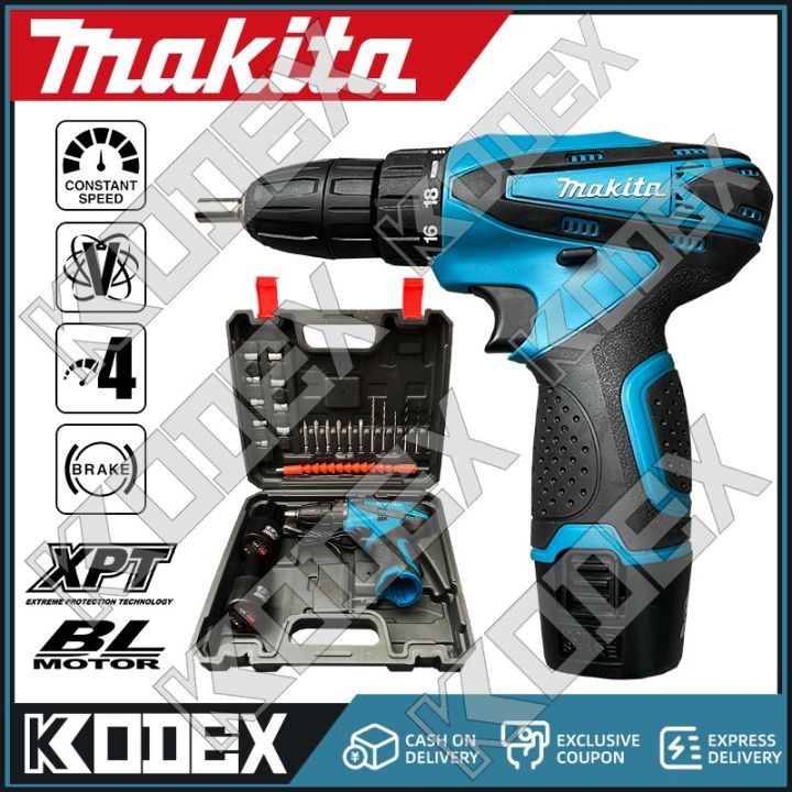 Makita Cordless Drill 12V Portable Electric Drill Power Tools with ...
