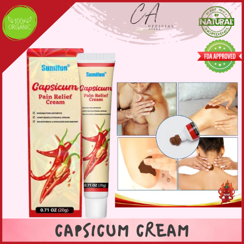 Sumifun Capsicum Pain Relief Cream | Lazada PH