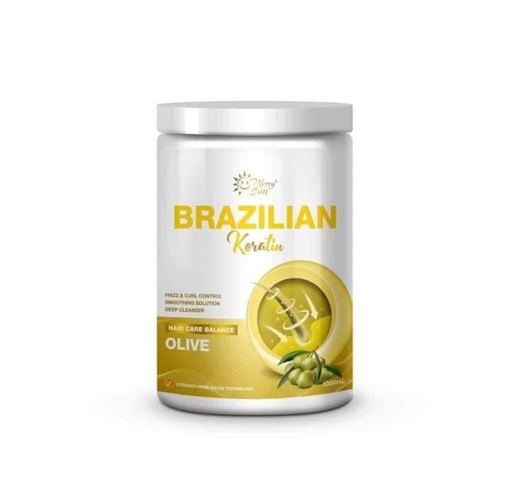 ORIGINAL Merry Sun Brazilian Keratin Hair Care Balance - Olive 1000ml ...