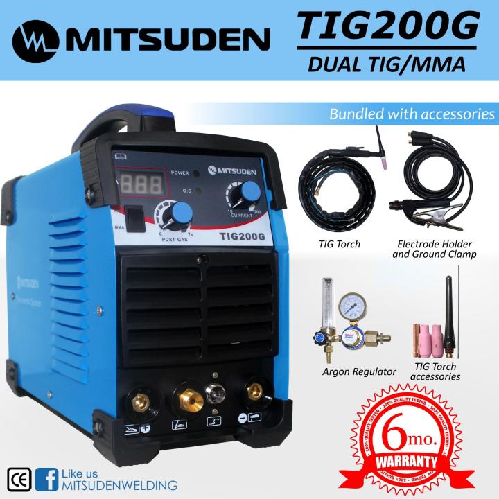 Mitsuden 200A Dual TIG / MMA DC Inverter Welding Machine | Lazada PH