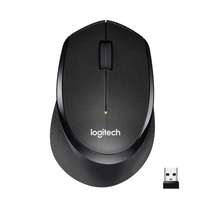 Logitech M330 SILENT PLUS Wireless Mouse, 1000 DPI Optical Tracking, 2 ...