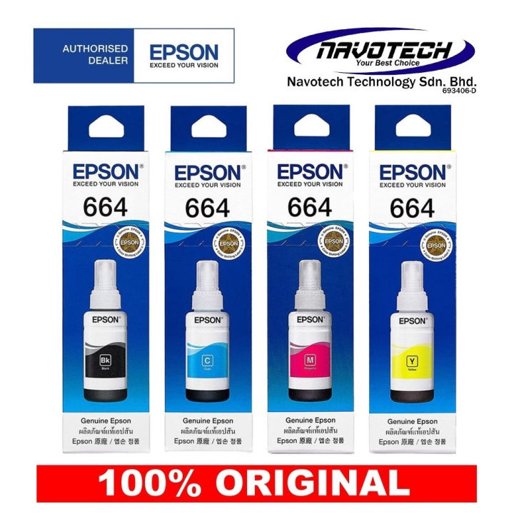 epson ink 664 original Set of 4 Colors | Lazada PH