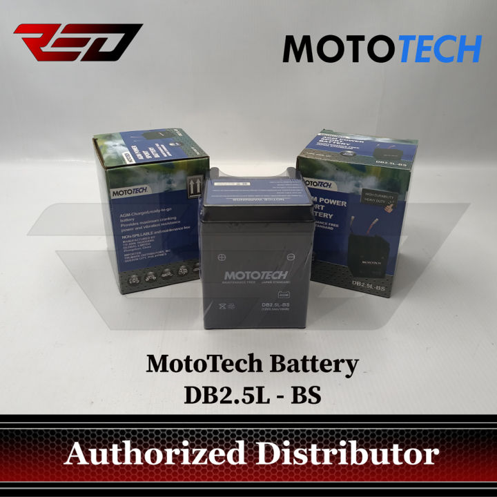Mototech Battery DB2.5 / DB3L / DB5L / DB7BL / DB9 / DTX4L / DTX5L ...
