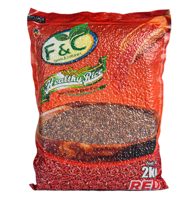Farms & Cottages Premium Organic RED RICE (Philippines) 2KG | Lazada PH