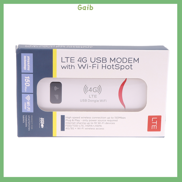 Gaib 4G Router LTE Wireless USB Dongle WiFi Router Mobile Broadband ...