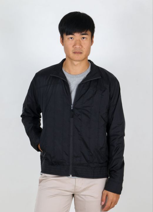 Light jacket nylon jacket เสื้อแจ๊กเก็ตกันลมผ้าไนลอน มีกระเป๋าด้านข้าง ...