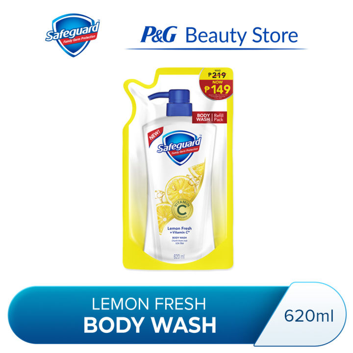 Safeguard Bodywash Lemon Fresh With Vitamin C 620ml Refill Lazada Ph