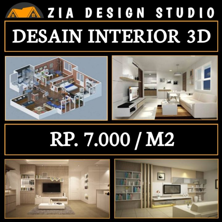 Jasa Desain Interior | Rendering 3D | Realistic 3D | Layout Furniture | Lazada Indonesia