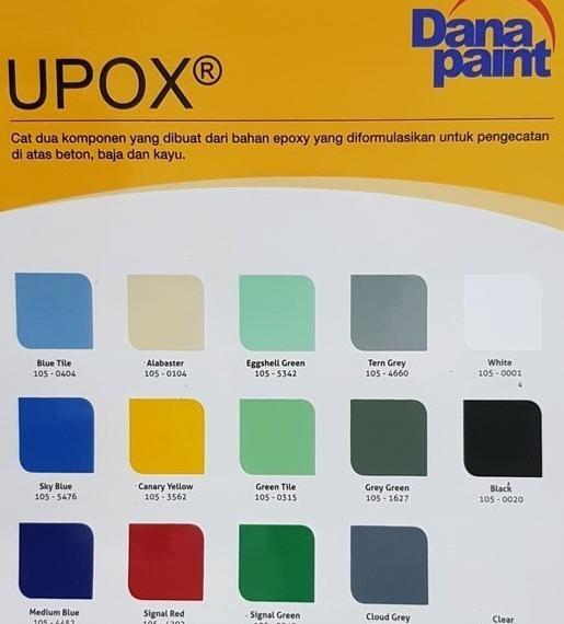 CAT LANTAI EPOXY UPOX DANAPAINT COLOUR - SEMUA WARNA/ FLOOR COATINGS ...