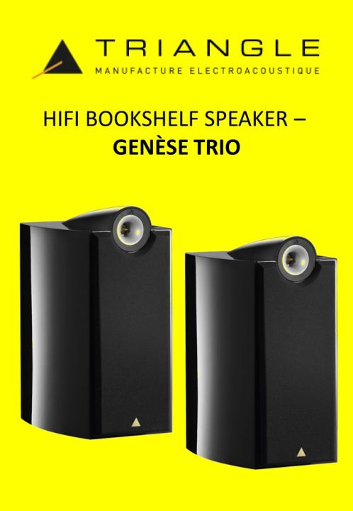 Triangle GENESE TRIO HIFI BOOKSHELF SPEAKER | Lazada Singapore