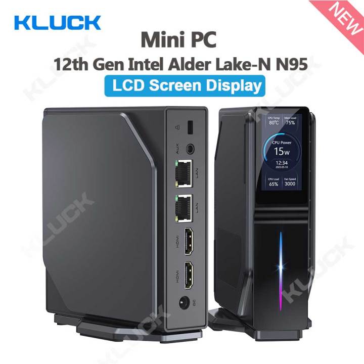 2023 Mini PC S1 Intel Alder Lake-N100 Support Two 4K Displays 8/16GB ...