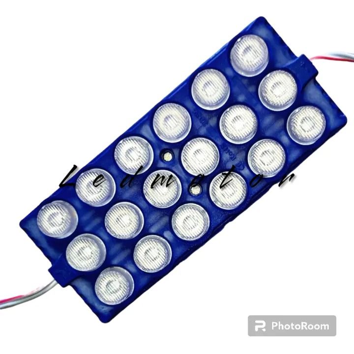 12V-24V LED MODUL BAK 18 MATA JUMBO 3X6 MATA LAMPU KOLONG VARIASI MOBIL ...