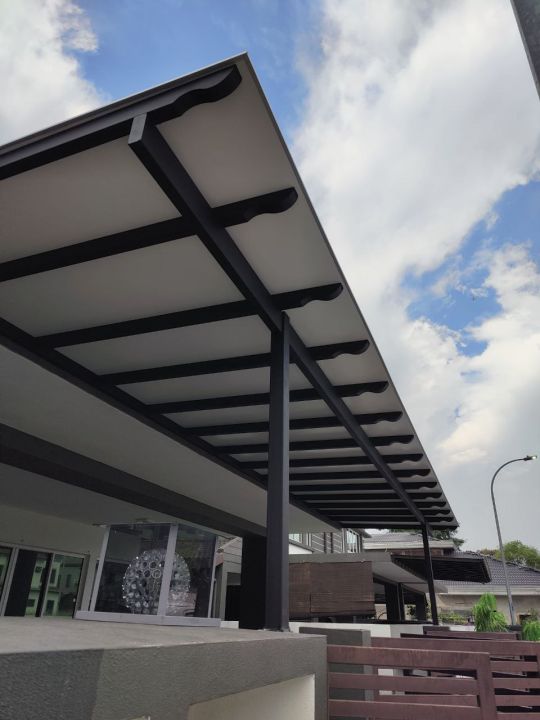 Awning ACP with basic installation (per SQFT) ACP Roof Pegola (Area ...