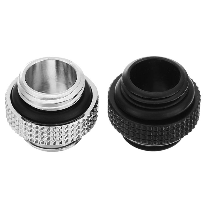 (GQWJ) 2Pcs G1/4 Mini External Thread Male To Male Water Cooling Rotary ...
