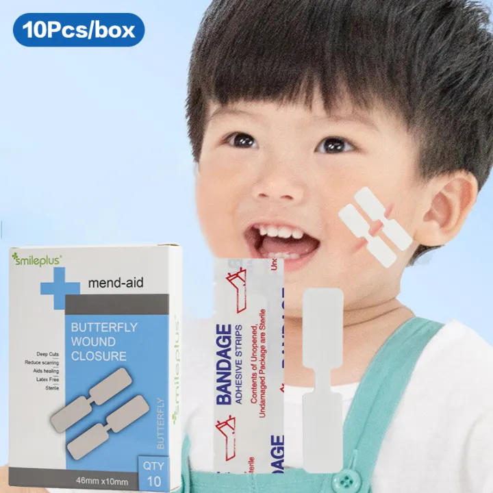 10Pcs Zipper Band-aid Painless Wound Closure Device Suture-free Wound ...