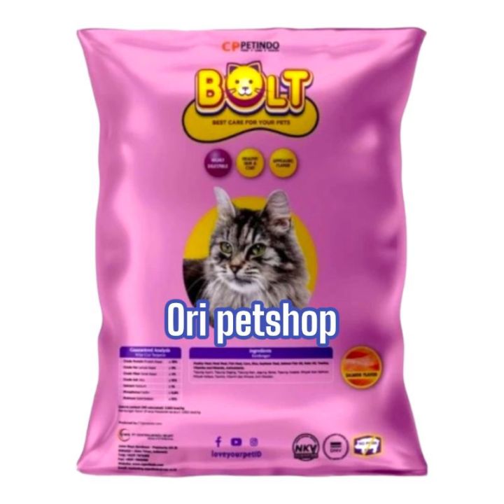 Bolt Cat Food 800gr Makanan Kucing Dewasa - Salmon | Lazada Indonesia