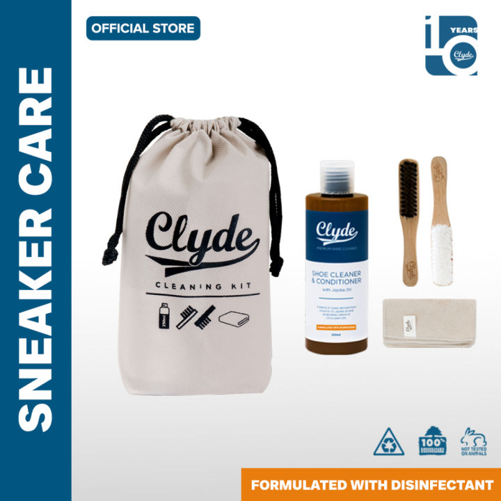 Clyde Shoe Cleaner Kit with Disinfectant | Lazada PH