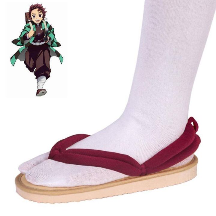 [Kid's]Demon Slayer Kimetsu No Yaiba Anime Cosplay Slippers Shoes Geta ...