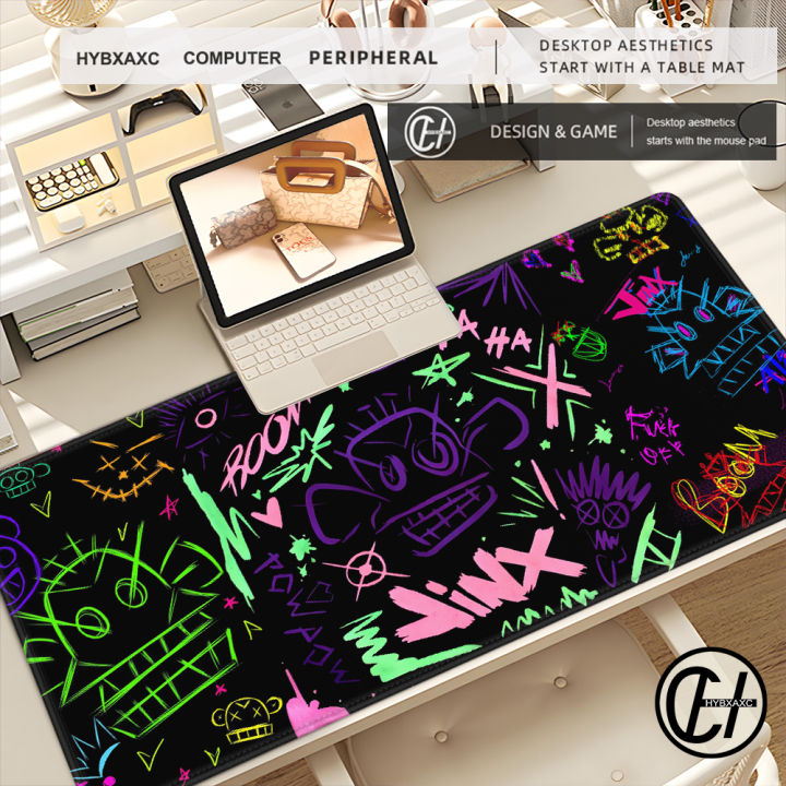 Mouse Laptop Colorful Graffiti Keyboard Pad Computer JINX VI Legends ...
