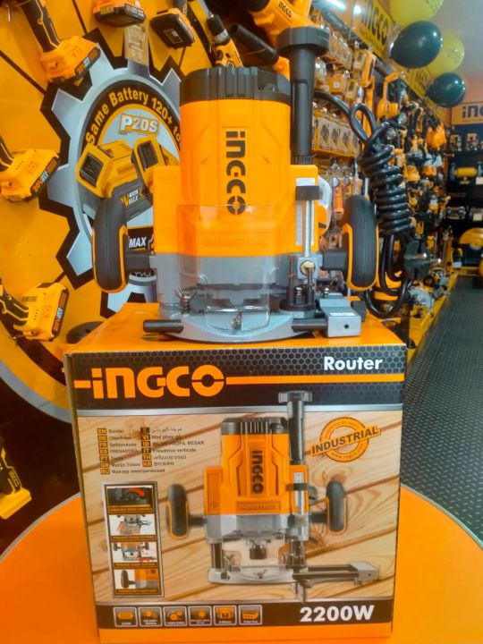 INGCO ROUTER 2200W (RT22008) - FREE GLOVES | Lazada PH