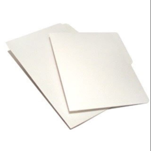 25pcs Ordinary White Folder [LONG] or [SHORT] | Lazada PH