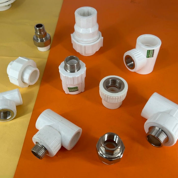 PPR 20mm-32mm brass therded Fittings male/female elbow tee adapter ...